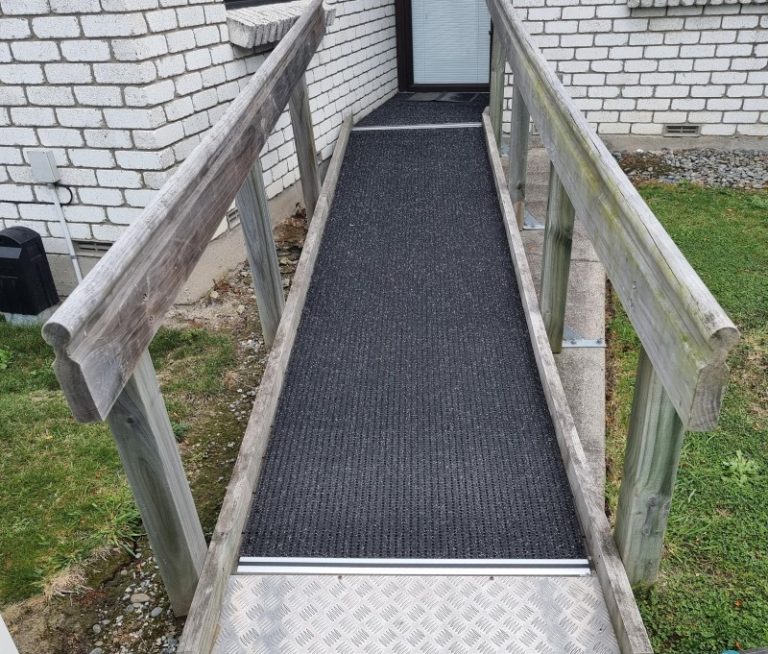 Non-slip matting for ramps, walkways, decks and stairs.