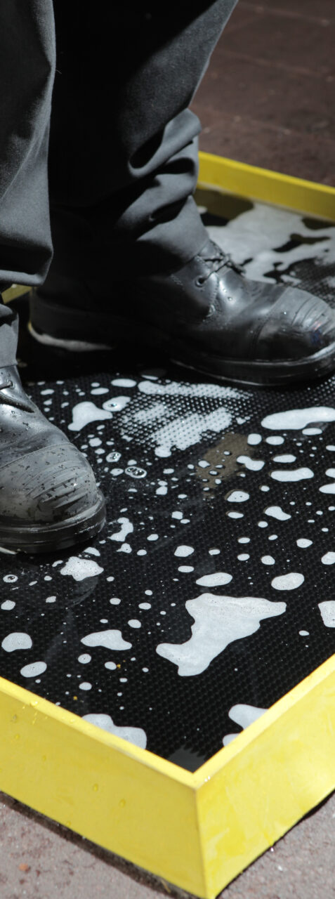 Boot Wash - scrub and santise in one step