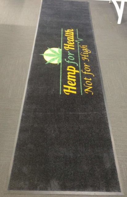 Indoor Carpet Topped Logo Mats - great marketing tool