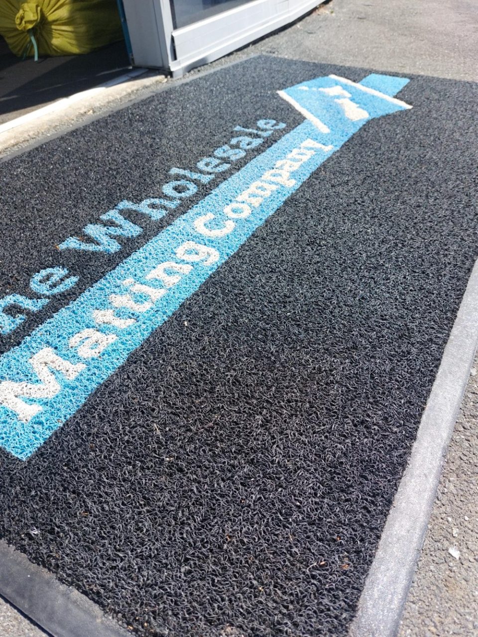 Printed mats, six options, entrance mats with name, printed entrance